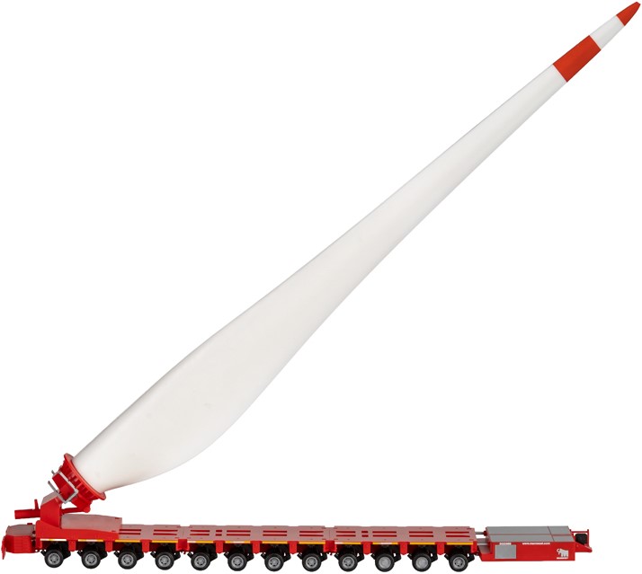 Mammoet Goldhofer FTV 300 wing transport | Mammoet Schaalmodel