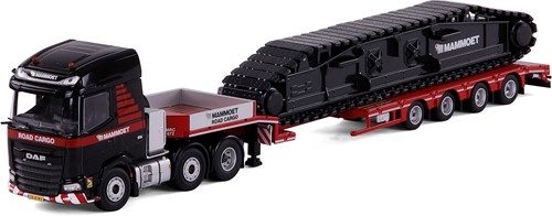 Mammoet DAF XG 6x2 with 4 axle Faymonville lowloader + crawler ...