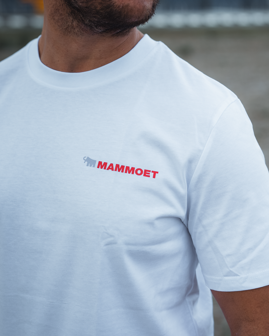 Mammoet SK6000 t-shirt white | Mammoet Store